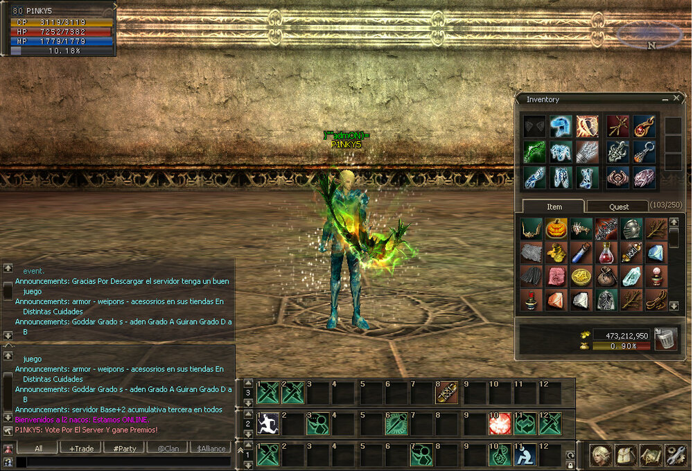 Valakas Weapon + Green Effect for Interlude frozen-acis - C1 ...
