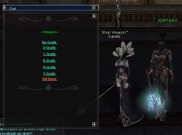 'Npc' Weapon Shop,Armor Shop,Luxury Shop "C1aC6" - Conteúdo Offline ...