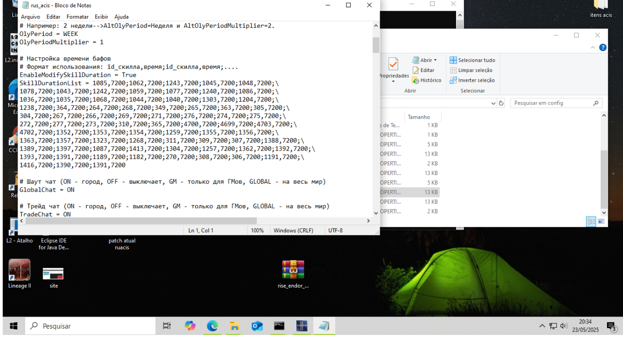 Scheme Buff acis 409, tempo dos buffs. - Dúvidas - L2JBrasil - A Maior ...